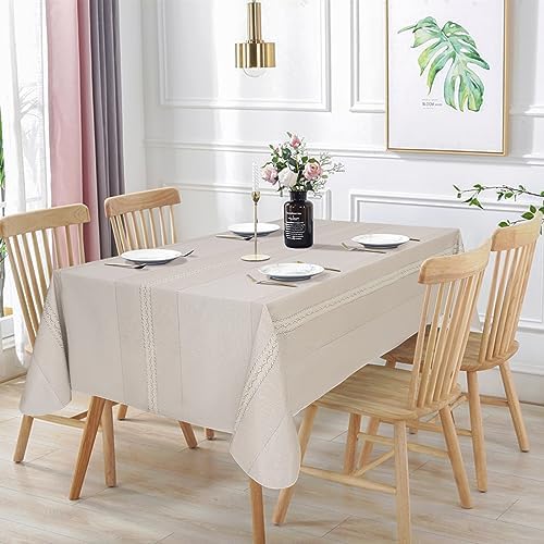 Amazon.com: Spotjoy Rectangle Table Cloth, Waterproof Vinyl Tablecloths ...