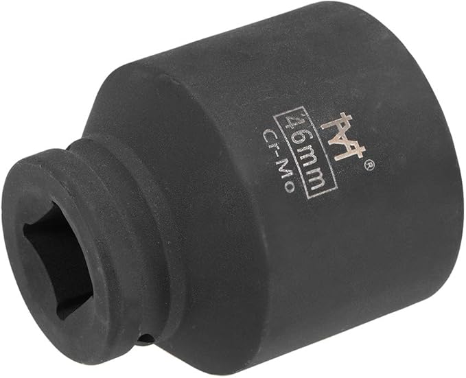 Amazon.com: uxcell 3/4-Inch Drive by 46mm Deep Impact Socket, 6-Point, Cr-Mo Alloy Steel, Metric ...