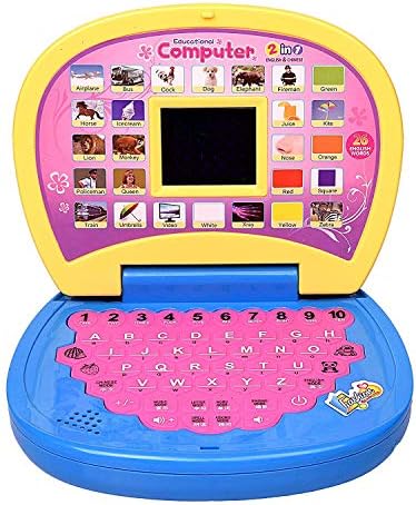 Jiada Educational Electronic Computer For Learning ABC And 123, Kids ...