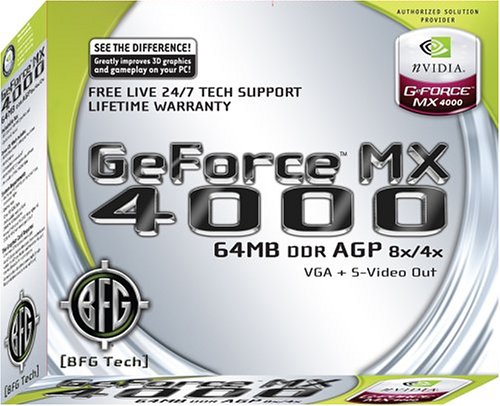 BFG Technologies BFGR400064 GEFORCE4 MX4000 64MB : Amazon.in: Computers ...