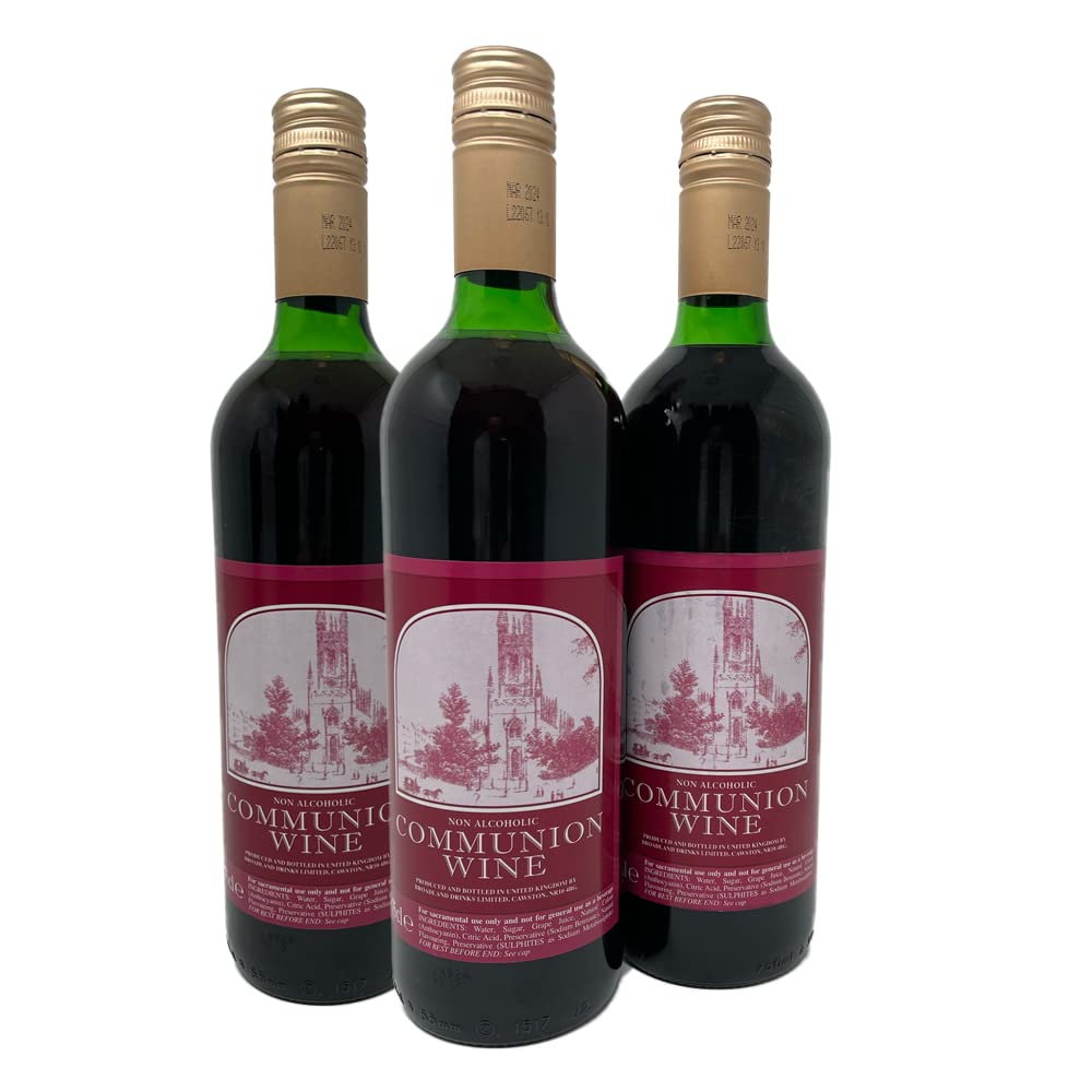 Non Alcoholic Communion Wine - Red (Full Case (12 Bottles)) : Amazon.co ...