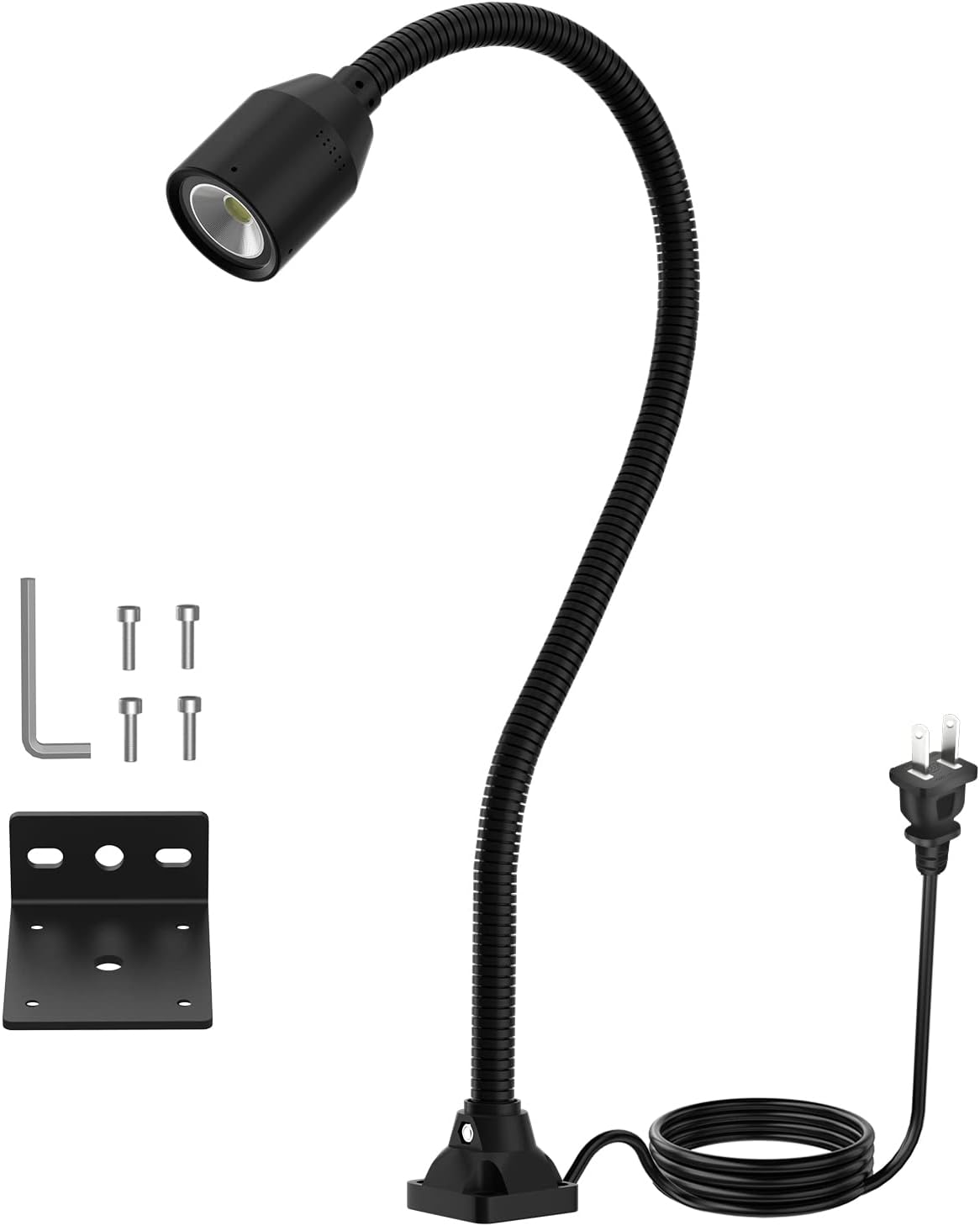 Led Work Light, Led Flexible Gooseneck Light 500 Lumen 120 Volt Fixed ...