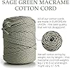 Amazon.com: MB Cordas Macrame Cord 4mm * 165 yd - 3PLY Colored Cotton ...
