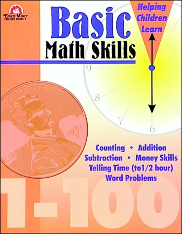 Basic Math Skills: Grade 1: Moore, Jo E., Evans, Joy: 9781557993335 ...