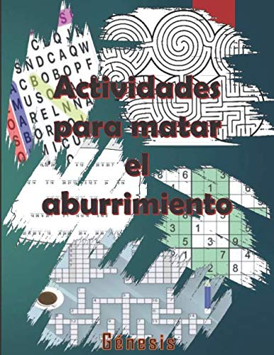 Actividades para matar el aburrimiento: Libro 8,5 x 11 pulgadas. Juegos ...