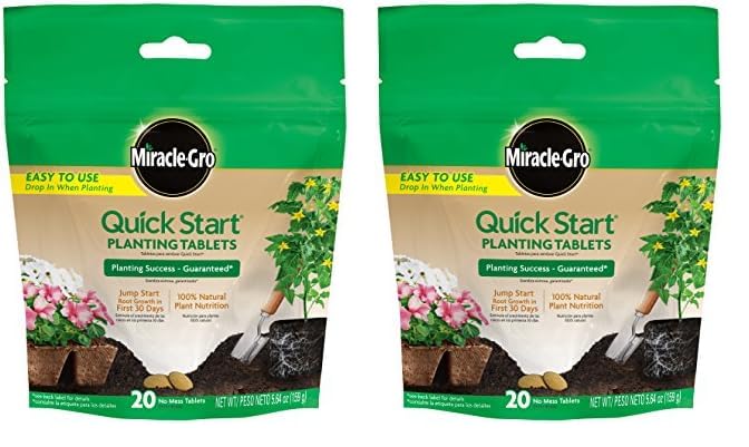 Amazon.com : Miracle-Gro Quick Start Planting Tablets (Pack of 2 ...