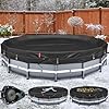 Amazon.com : QH.HOME 21 Ft Round Pool Cover with Fast Tightening ...