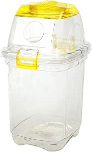 Amazon｜エスコ 45L透明ダストボックスカン用 EA995CA-9｜フタなしゴミ箱 オンライン通販