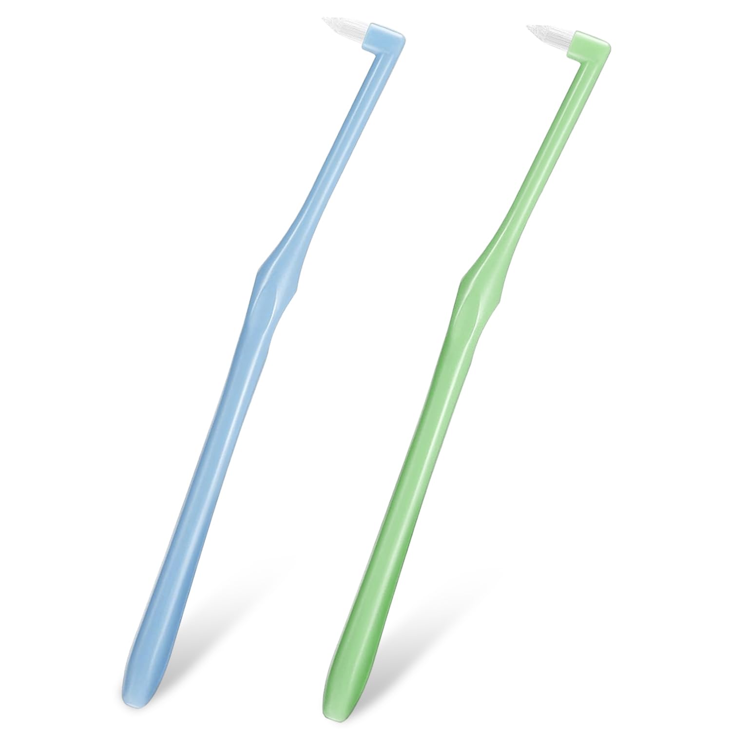 2Pcs Single Tufted Toothbrush Interspace Tuft Toothbrushes Compact Soft ...