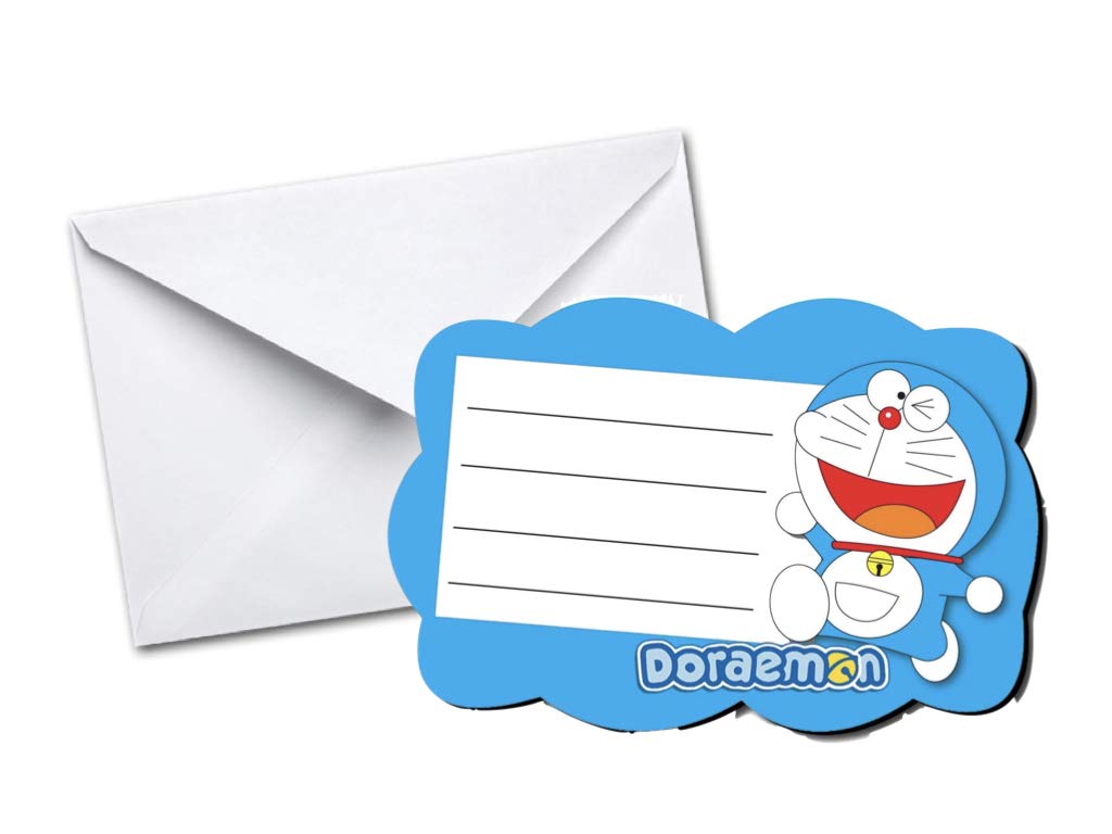 Doraemon Birthday Invitation Card