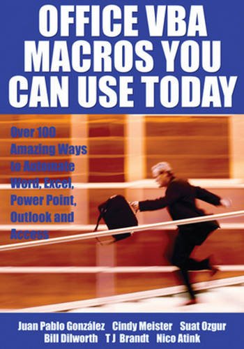 Buy Office Vba Macros You Can Use Today Over 100 Amazing Ways To Automate Word Excel
