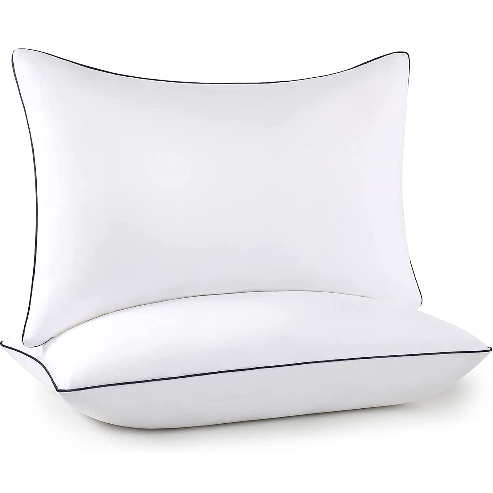 2 Pack Almohadas de 100% Microfibras, Almohada Grande y Largo ...