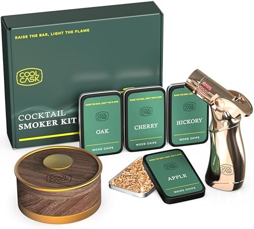 Amazon.com: LELEMA Cocktail Smoker Kit with Torch - Old Fashioned ...