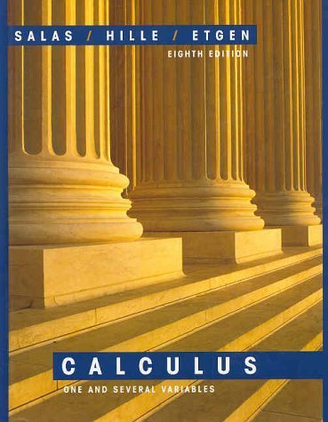 Salas and Hille's Calculus: One and Several Variables: Salas, Saturnino ...
