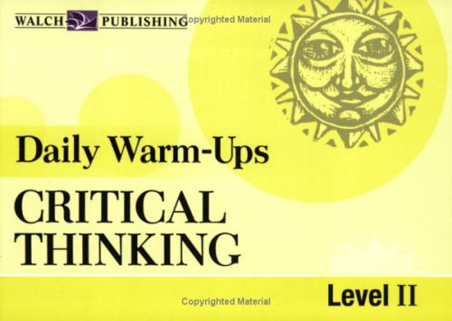 Daily Warm-Ups: Critical Thinking, Level II (Daily Warm-Ups English ...