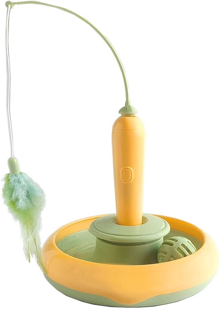 Amazon.com : Pawdea Kitten Self Play Toys, Cat Spinning Toys with Bell ...