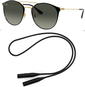 Ray-Ban RB3546 Sunglasses Bundle: RB 3546 187/71 Black On Arista and ...