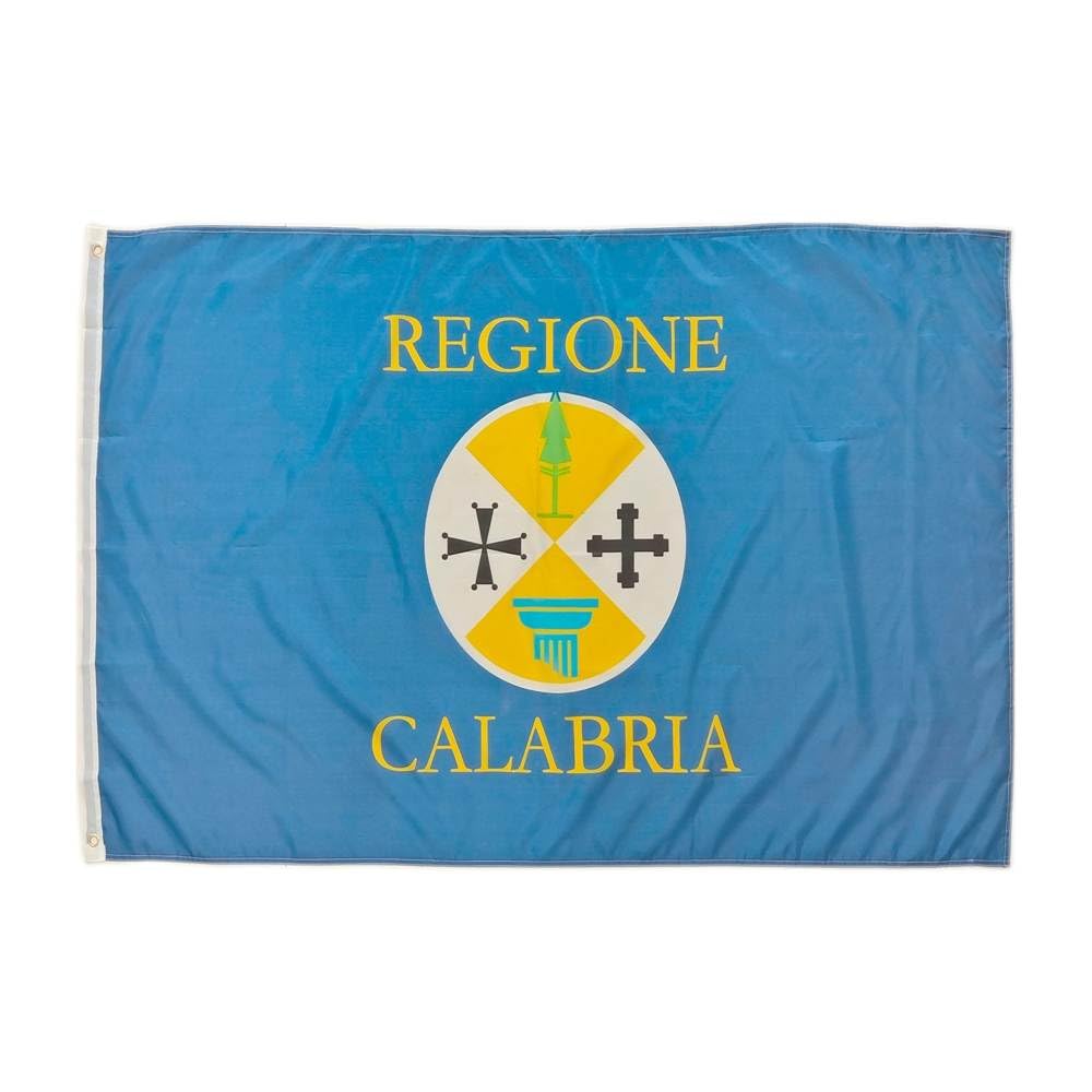 Calabria flag, flag colours Calabria flag 150 cm x 90 cm, Calabria flag ...