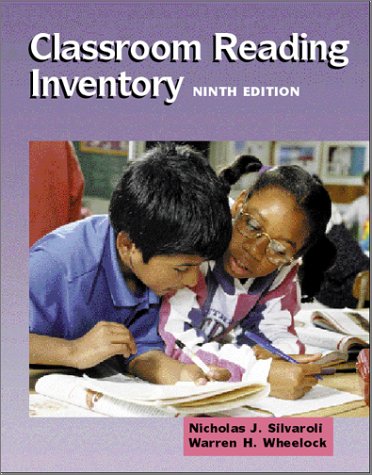 Amazon.com: Classroom Reading Inventory: 9780072322408: Silvaroli ...