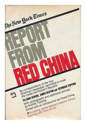The New York times report from Red China: Durdin, Tillman: Amazon.com ...
