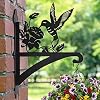 Amazon.com: BAYN Plant Hangers Outdoor Iron Heavy Duty Ornamental ...
