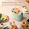 Amazon.com: iSiLER 2 Slice Toaster, 1.3 Inches Wide Slot Bagel Toaster ...