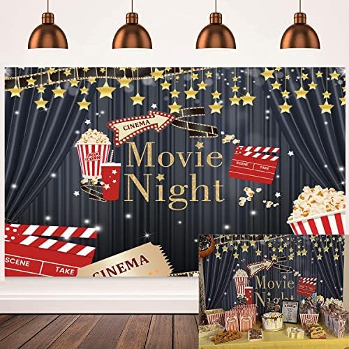 Amazon.com : LOONELO Lights Camera Action Backdrop with 70.8"X43.3 ...