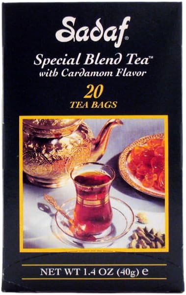 Amazon.com : Sadaf Cardamom Tea Bags - Special Blend Cardamom Ceylon ...