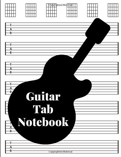 Amazon.com: Guitar Tab Notebook: Guitar Tablature For Musicians ...