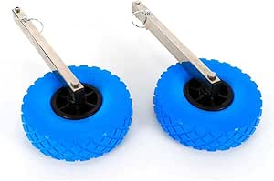 Launching Wheels, 10'' x 3'' Folding Inflatable Boat Heavy Duty ...