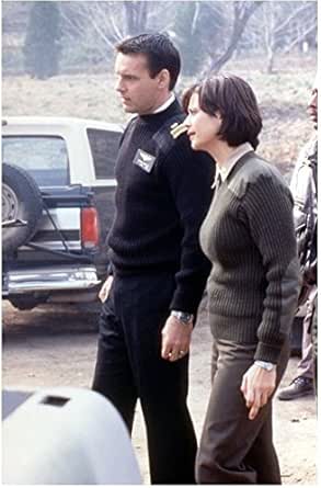 JAG David James Elliot as Harmon Rabb Jr. Walking Outside with ...