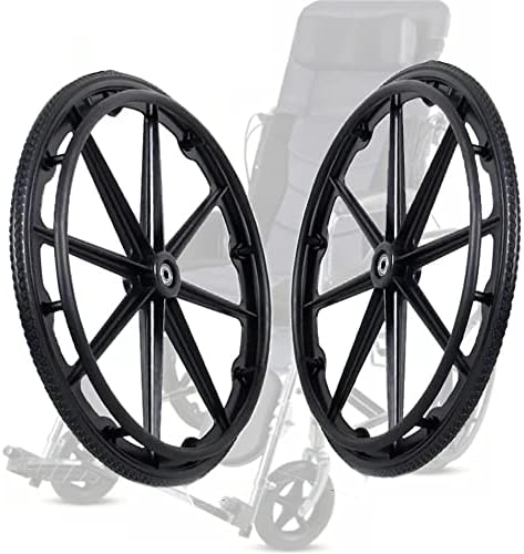 Amazon.com: DIBAKO Wheelchair Wheels Assembly 24 Inch Rear Wheel 1 Pair ...