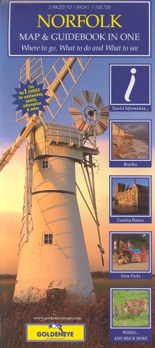 Amazon | Norfolk: Map and Guidebook in One with Cycling Routes ...