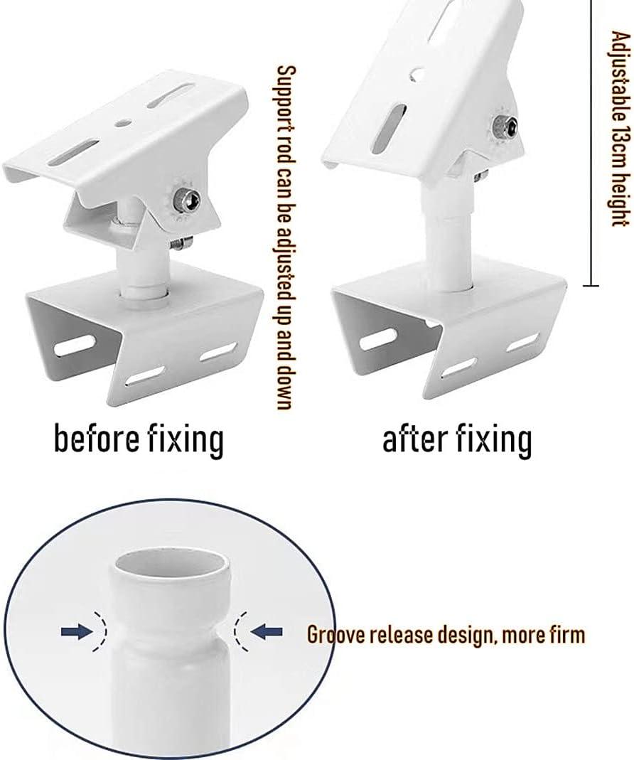 BeElion Soportes de montaje de poste de cámara de seguridad CCTV con ...