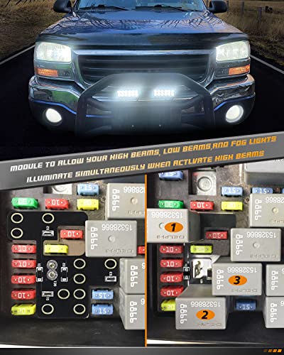 Snapklik.com : HERCOO Light Module For GM, 6 High Mod, Fog Lights Low ...