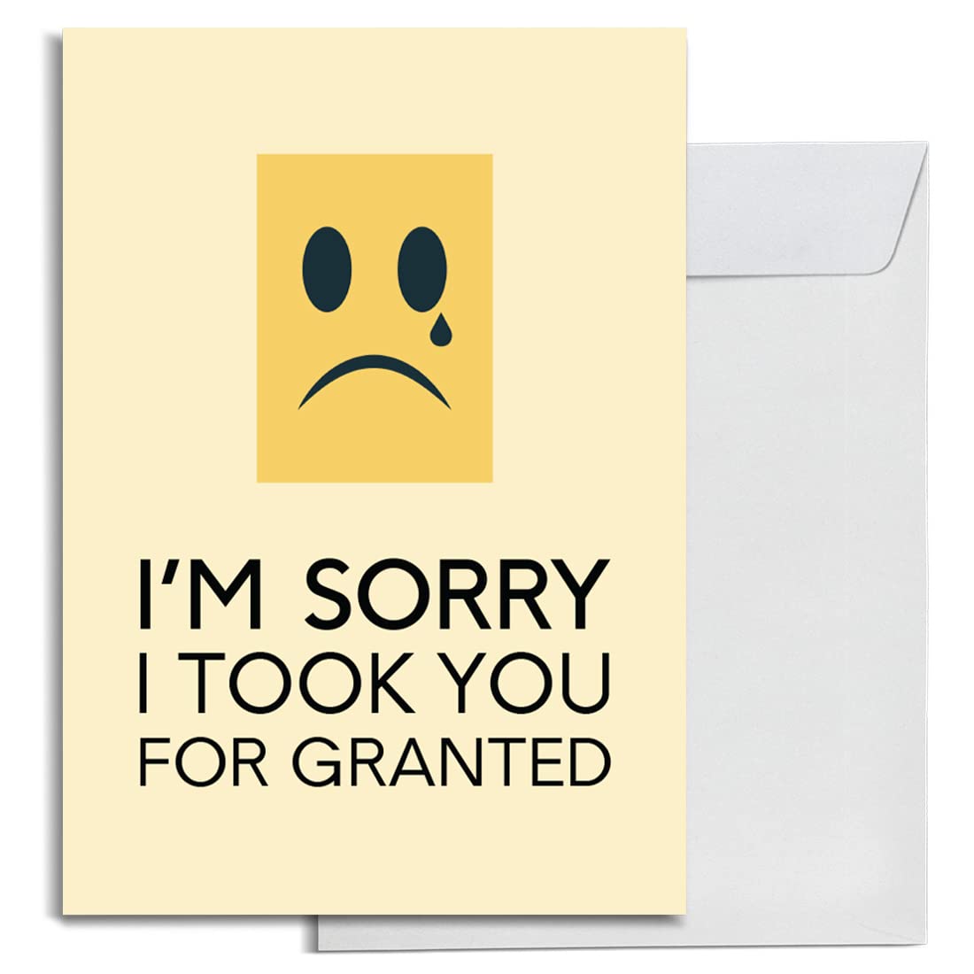 INKOLOGIE Funny I'm Sorry Jumbo Card with Envelope, I'm Sorry I Took ...