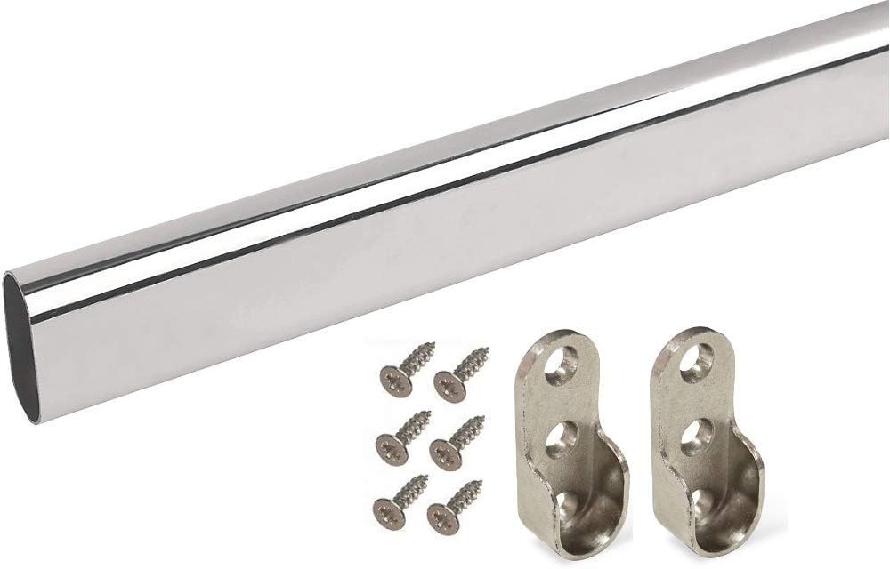 Wardrobe hanging rail set : Amazon.co.uk: Home & Kitchen