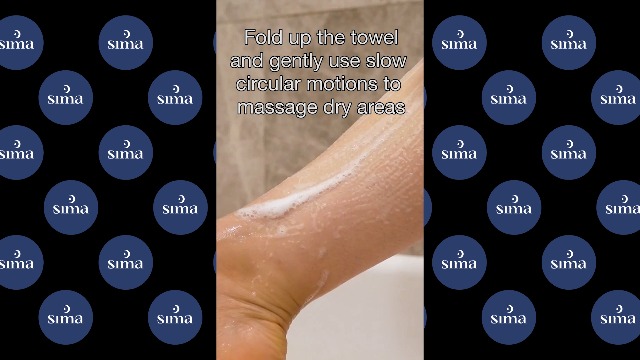 Watch How To Use-Sima Brand Exfoliating Washcloth Body Scrub Towel on ...