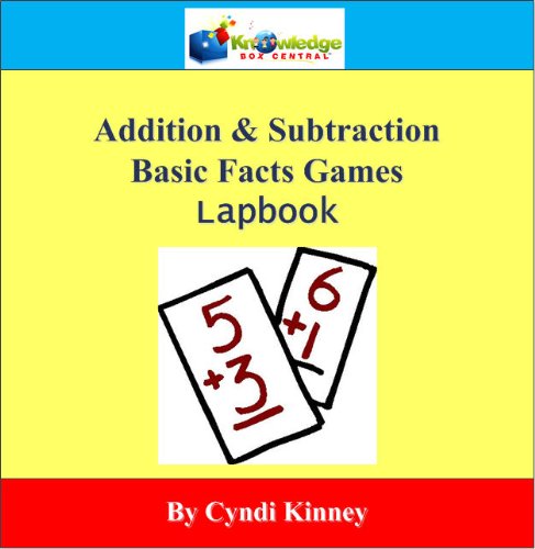 Addition & Subtraction Basic Facts Games Lapbook - CD : Cyndi Kinney ...