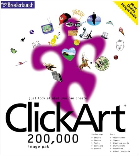 Amazon.com: Clickart 200,000 Image Pack