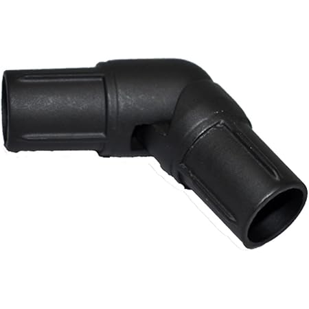 Your Home Online 19mm Single Corner Bay Window Curtain Pole Elbow Joint ...