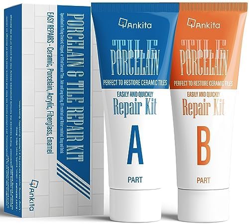 Ceramic Tile Repair Kit (White), Tile Repair Kit with Super Strong ...