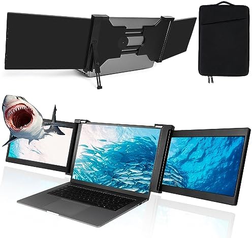 Amazon.com: Triple Monitor for Laptop, 13" Full HD IPS Display, Triple ...