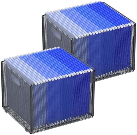 Amazon.com : OUTWOLF Hanging File Organizer, Mesh File Folder Box File ...