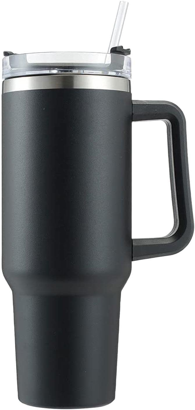 40oz/1200ml Stainless Steel Coffee Travel Insulated Stanleys Cup Mug | Tumblers Cup with Straw ...