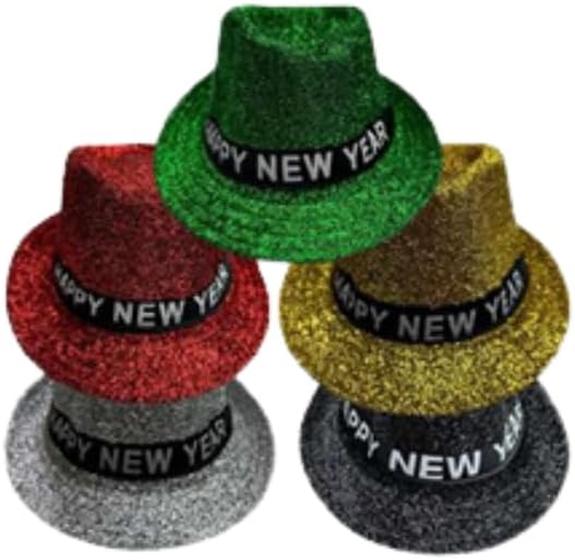 New Year Party Shiny Hats | Happy new year 2025 Hat | New Year Party ...