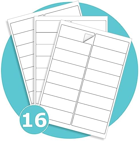 Triplast 10 x Multipurpose A4 Label Sheets - 16 Labels Per Sheet (99 x ...