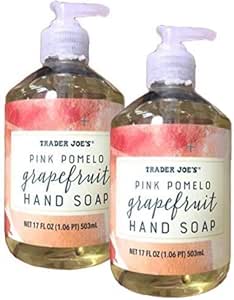 [Value Pack of 2] Trader Joe's Pink Pomelo Grapefruit Hand Soap 17Fl.Oz : Amazon.ca: Beauty ...