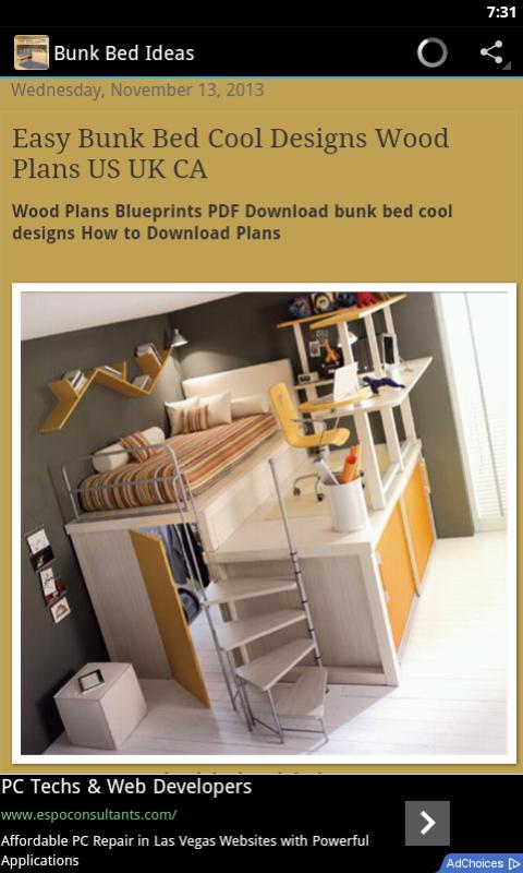 DIY Bunk Beds - App on Amazon Appstore