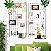 Amazon.com: Wall Photo Grid Shelf, Wall Hanging Ins Art Display Grid ...
